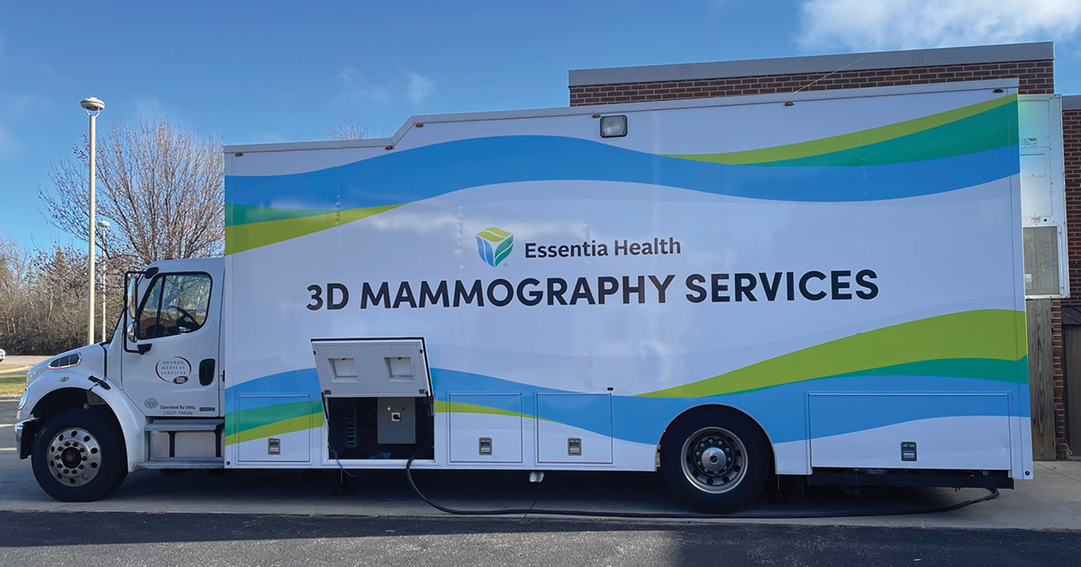 Breast Cancer Awareness Month: Essentia Health’s mobile mammogram ...